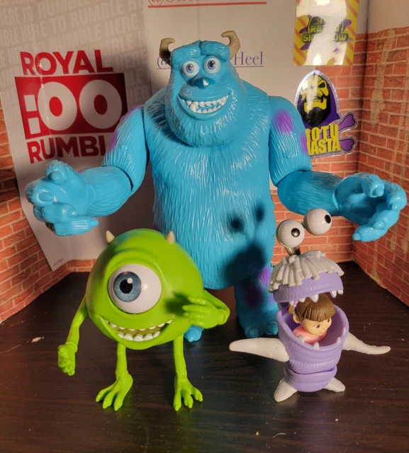 DISNEY PIXAR MONSTERS Inc Poseable Action Figures Toy Lot Sully Mike ...
