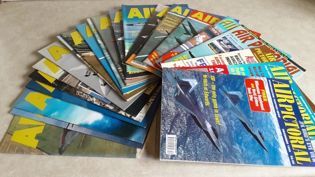 AIR PICTORIAL MAGAZINES 1974 to 2002 Bundle of 48 Issues £26.70 ...