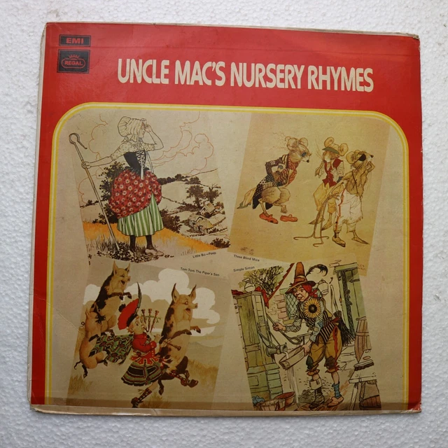 UNCLE MAC'S NURSERY Rhymes World LP Record India-2158 EUR 100,83 ...
