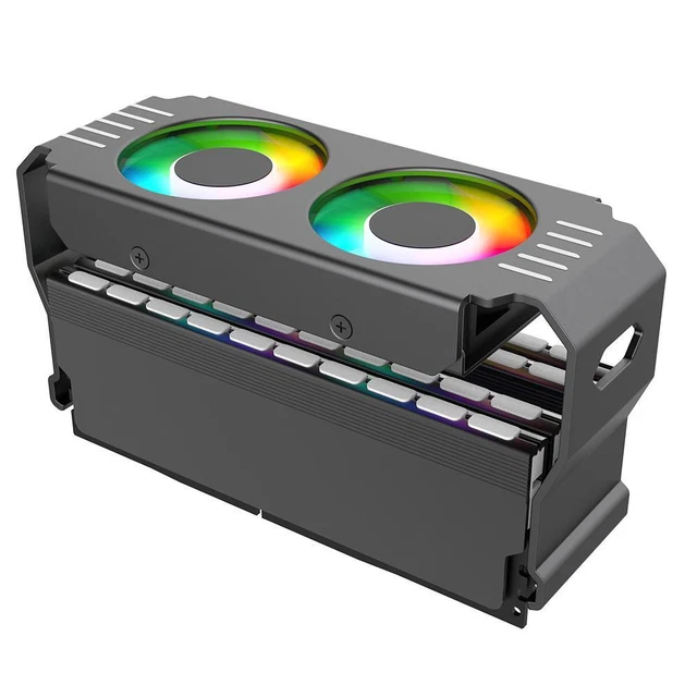 RAM COOLER 1000-4500+RPM PC Memory Cooling Radiator for DDR4 DDR5 ...