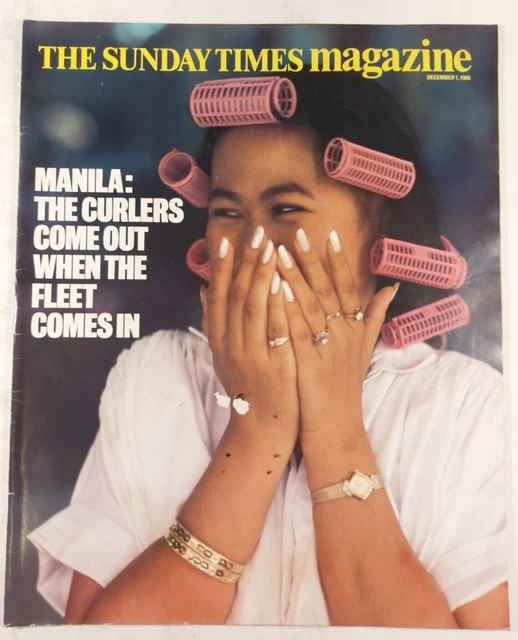 SUNDAY TIMES MAGAZINE 1st December 1985 Ridley Scott, Philippines ...