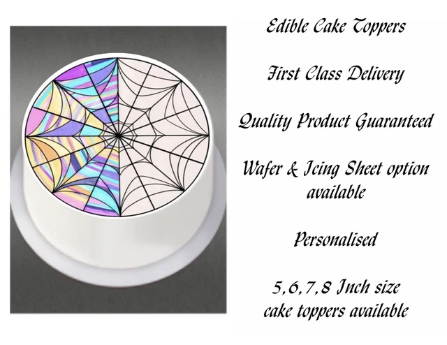 EDIBLE WEDNESDAY ADDAMS Inspired Glass Window Cake Topper £3.50 ...