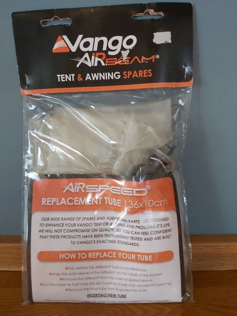 VANGO AIRSPEED AIRBEAM Replacement Tube - 136 x 10cm - ACLTUBE 3FCA2B ...