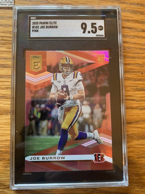2020 PANINI DONRUSS Elite Pink Joe Burrow Rookie #102 $150.00 - PicClick CA
