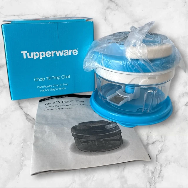 TUPPERWARE SUPER SONIC Chop N Prep Chef Mini Chopper with Pull Cord ...