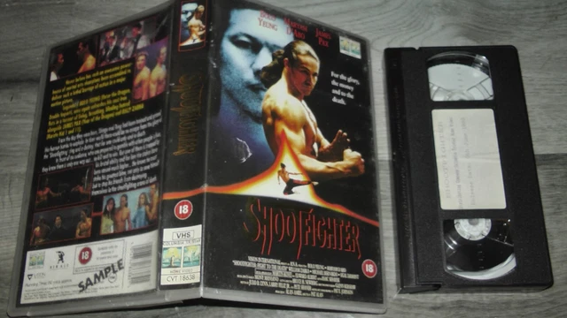 SHOOTFIGHTER VHS VIDEO Big Box Timecode Sample Dealer Rental Tape TBC ...