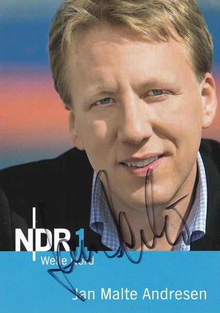 NDR1 *WELLE NORD* Autogrammkarte #3 von JAN MALTE ANDRESEN EUR 1,00 - PicClick DE