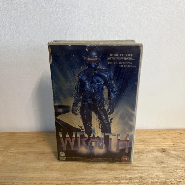 VINTAGE THE WRAITH 1986 VHS PAL Video Tape Charlie Sheen Medusa Home ...