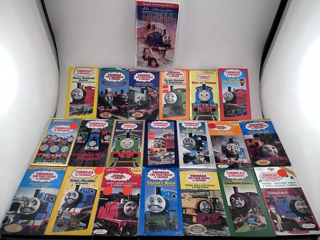 THOMAS THE TANK Engine & Friends VHS Lot 21 Tapes 1990s 2000s James ...