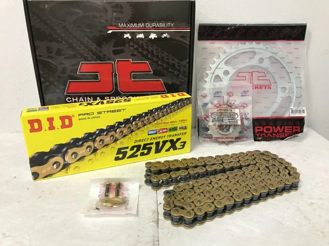 HONDA CB650R CHAIN And Sprocket Kit 2019-2020-2021-2022 Did Gold X-Ring ...