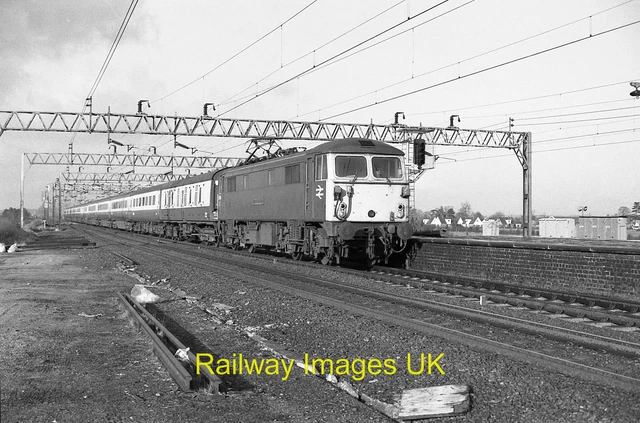 RAILWAY PHOTO - The Old Junction - Class 87 014 Class 87 BR Blue £2.00 ...