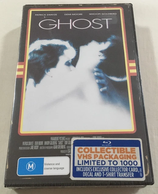 GHOST (1990) - VHS Case Limited Blu-Ray Region B | New | Patrick Swayze ...