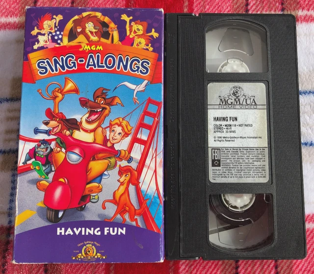 ALL DOGS GO To Heaven Sing-Alongs Having Fun VHS Tape 1996 MGM Movie ...