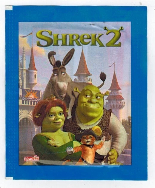 SHREK 2 NEWLINKS Lot 40 Sealed Packets Stickers + Card £13.92 - PicClick UK