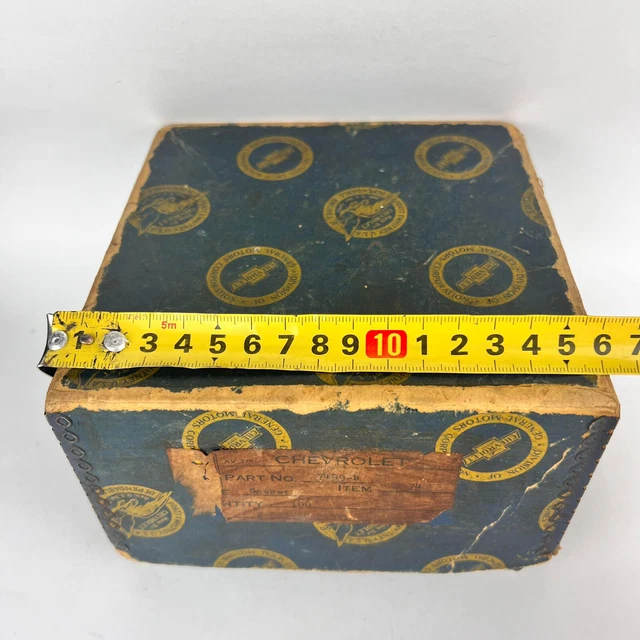 ANTIQUE CARTON BOX Chevrolet Pratt Whitney from Aircraft Radial Engine ...