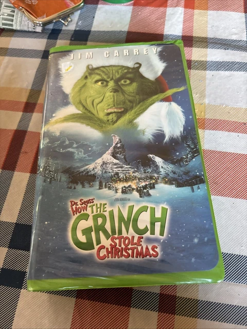 DR SEUSS HOW The Grinch Stole Christmas VHS Jim Carrey PG £4.59 ...