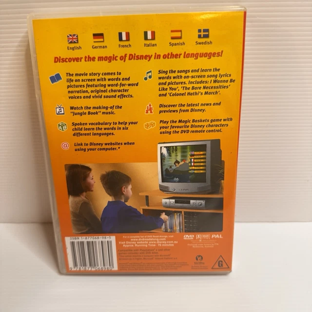 READ ALONG DVD Disneys The Jungle Book $19.99 - PicClick AU