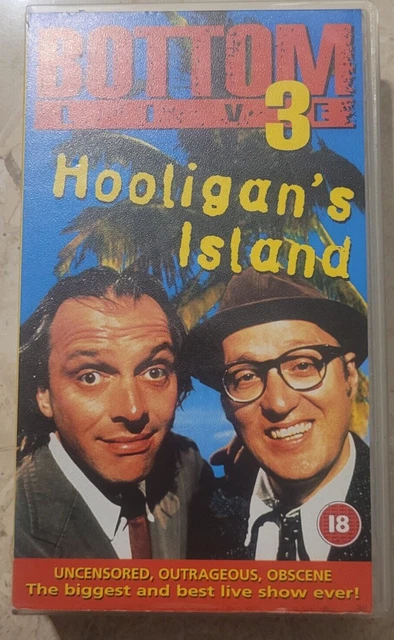 BOTTOM LIVE 3- Hooligan's Island (VHS Tape) [015] £4.19 - PicClick UK