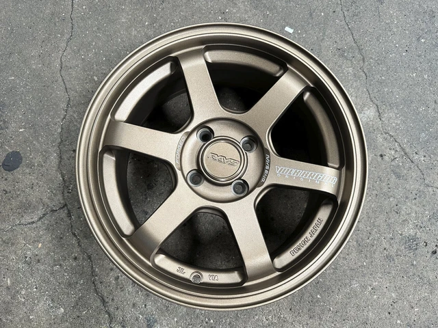 NEW! 4X100 (4 Wheels) 15x7J AOW TE37 BRONZE Flow Formed Fit HONDA TOYOTA MAZDA $1,235.00 ...
