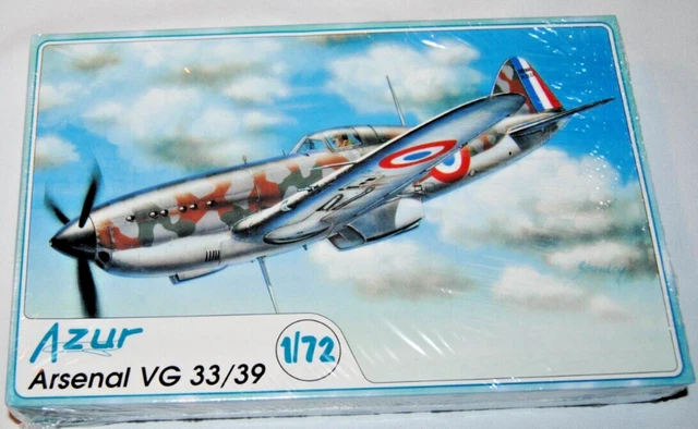 VINTAGE, AZUR, ARSENAL VG 33/39, 1:72 Scale, Plastic Model, Czec ...