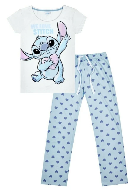 PYJAMA LONG FEMME Disney Lilo and Stitch We Love Stitch EUR 23,06 ...