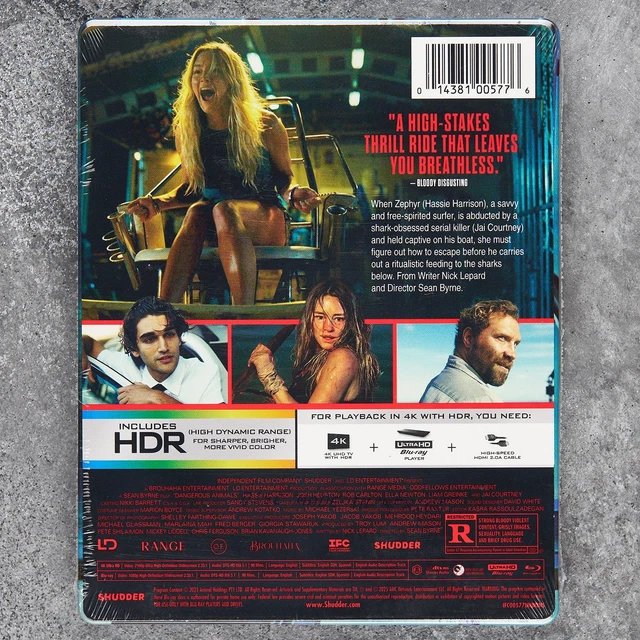 DANGEROUS ANIMALS 4K Ultra HD Blu ray Steelbook, US import £32.00 ...