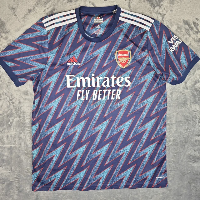 ARSENAL 2021/2022 THIRD 3rd Football Shirt Adidas XL Extra Large ...