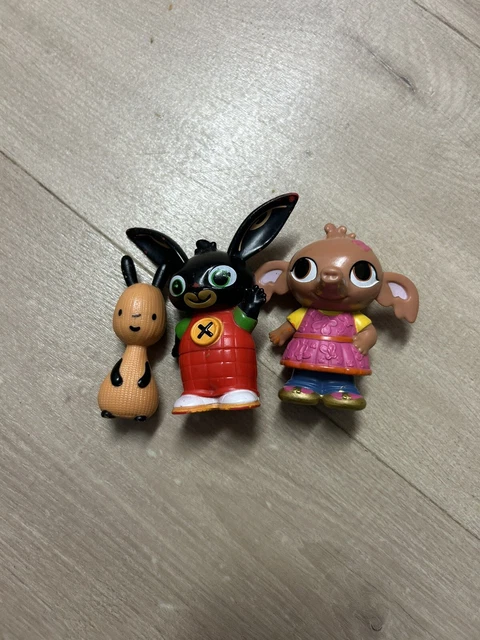 BING FIGURE BUNDLE CBeebies 3 Characters Bing Sula Flop £6.00 - PicClick UK