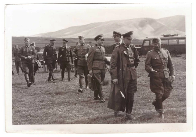 ORIGINAL FOTO WEHRMACHT --Generalfeldmarschall und General Stumme-- EUR ...