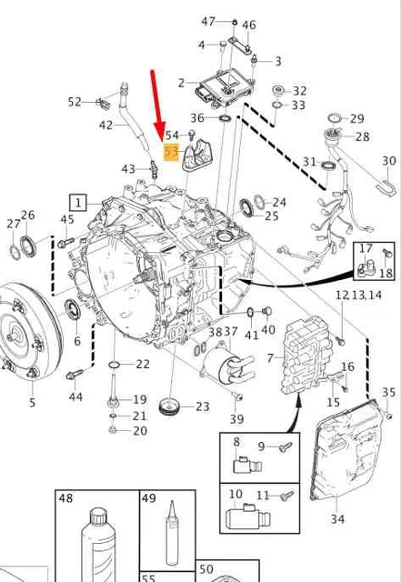 VOLVO V60 MK1 Automatikgetriebehalterung 31325780 NEU ORIGINAL EUR 27 ...