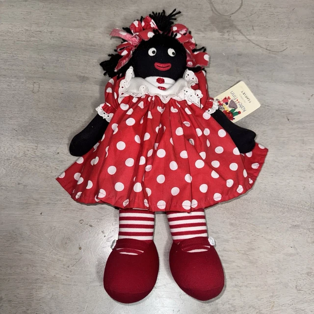 VINTAGE RAG DOLL Soft Toy Brand Kate Finn with Tags 17” Hand Made ...