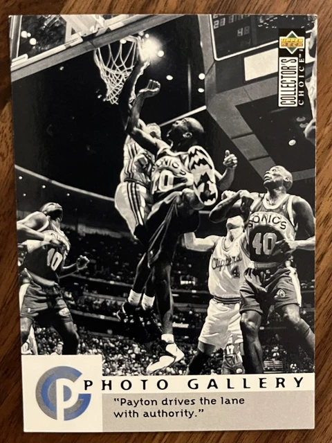 1996-97 COLLECTOR'S CHOICE Galerie de photos Gary Payton Seattle ...