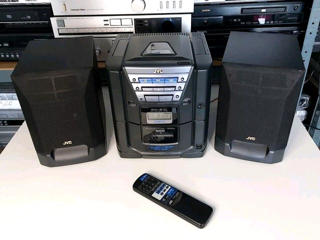 JVC DX-E10 CHAÎNE HiFi Lecteur CD Cassette Audio Tuner Radio avec ...