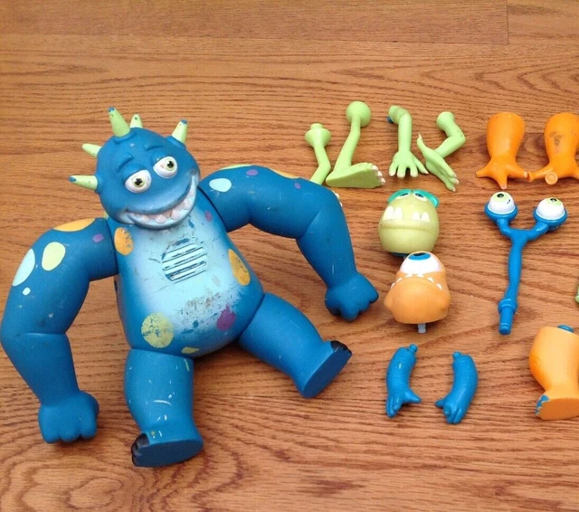 MONSTERS INC TALKING Figure Disney Pixar Building Model Vintage 28 Pc £ ...