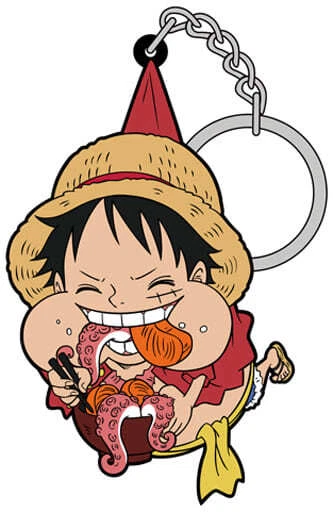 PORTE-CLÉS MASCOTTE PERSONNAGE Singe D Luffy Full Stomach Ver ...