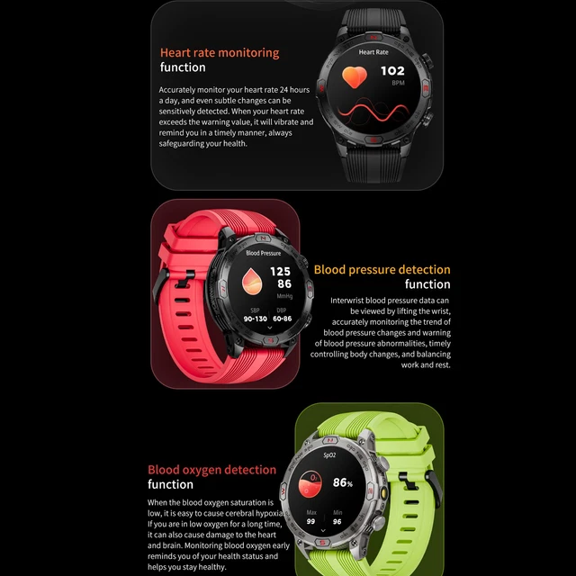 LOKMAT ZEUS 7 PRO Smart Bracelet 1.43'' AMOLED 1W3V $64.79 - PicClick AU