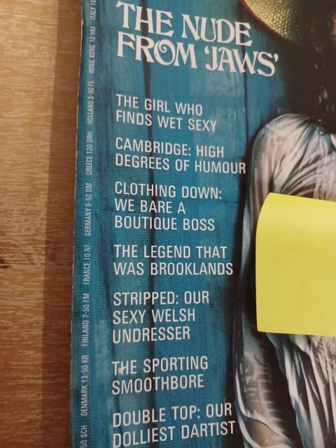 MAYFAIR MAGAZINE VOLUME 12 No 2 Linda Lusardi Susan Backlinie Glamour ...