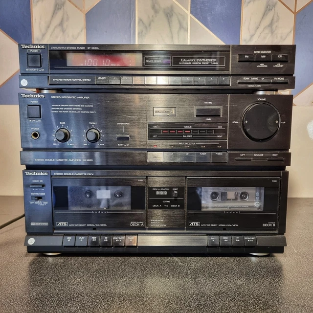 VINTAGE TECHNICS HIFI Amplifier Cassette & Tuner System New Class A ...