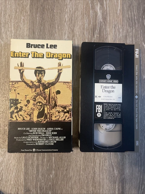 BRUCE LEE ENTER The Dragon 1973 VHS Warner Home Video 1986 £9.82 - PicClick UK