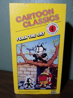 FELIX THE CAT Cartoon Classics VHS Tape Apha Video 1991 Tested Felix ...