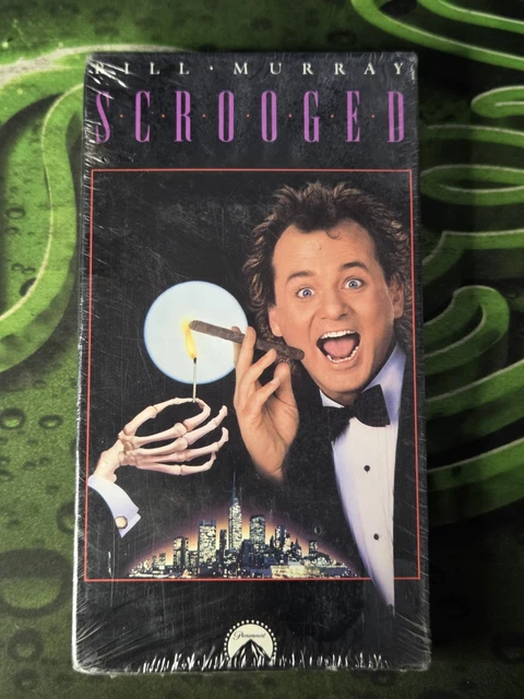 SCROOGED VHS SEALED Watermarks Paramount Bill Murray John Forsythe £18. ...