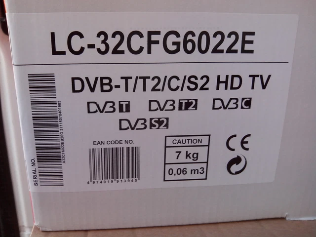 SHARP LC-32CFG6022E FULL HD LED Smart TV Fernseher NEU IN OVP UNGEÖFFNET EUR 179,79 - PicClick DE