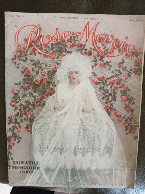 3 REVUES : Les Premières Illustrées ROSE-MARIE à Mogador + Le Panorama ...