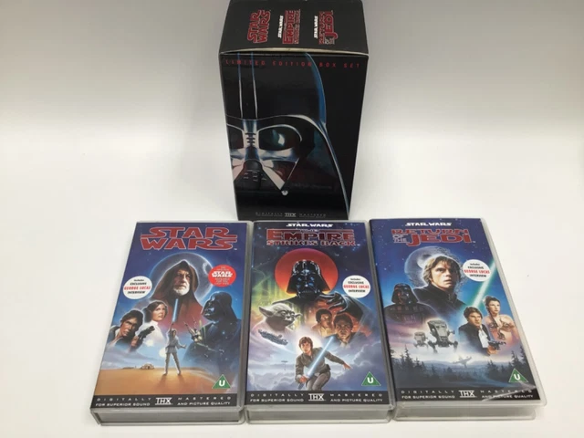 STAR WARS TRILOGY - Limited Edition VHS Boxset £9.99 - PicClick UK