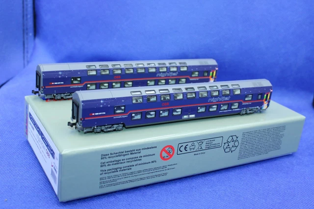 LS MODELS 97000 Spur N ÖBB/SBB Schlafwagen 2er Set "Pride"WLBmz ...