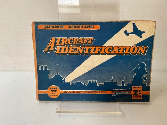 AIRCRAFT IDENTIFICATION JAPANESE Aeroplanes Part 5 1st impression WWII ...