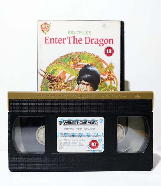 BRUCE LEE ENTER The Dragon VHS warner brother martial arts 1988 kung fu xmas £7.37 - PicClick UK