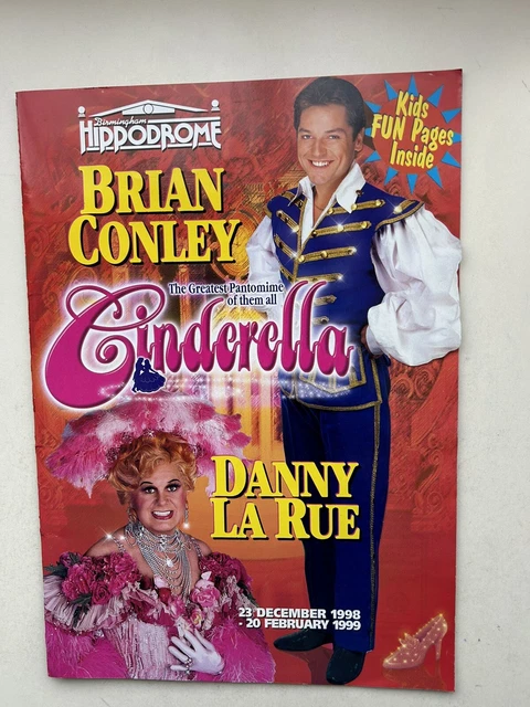 CINDERELLA THEATRE LARGE Panto / Pantomime Programme BRIAN CONLEY DANNY ...