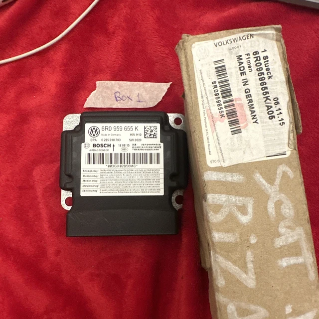 SKODA FABIA MK2 5J Airbag Ecu Unit Control Module 6R0959655K 10-15🌟 £11 ...