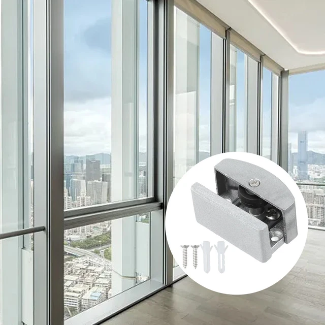 ENHANCED STABILITY GLASS Sliding Door Rail System for Smooth Operation ...